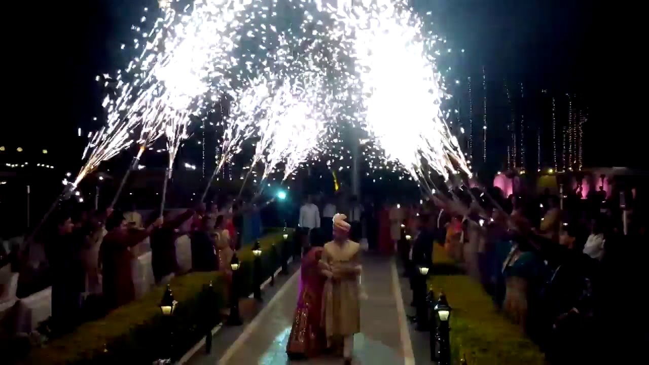 Hand Pyros Couple Entry - YouTube