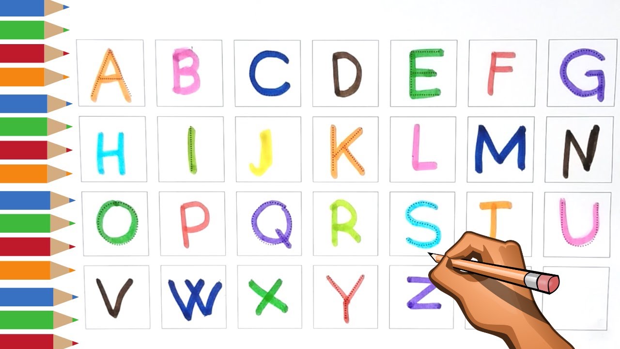 A for Apple B for Ball, ABCD | ছোট বাচ্চাদের পড়া | ABCD learning for ...