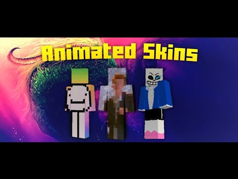 ANIMATED SKINS ON MCPE - YouTube