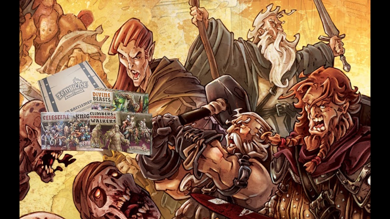 Zombicide White death - Packs Figurine part 1 - YouTube