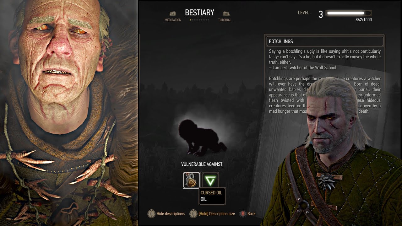 Vote on the Botchling |Witcher 3 Family Matters - YouTube