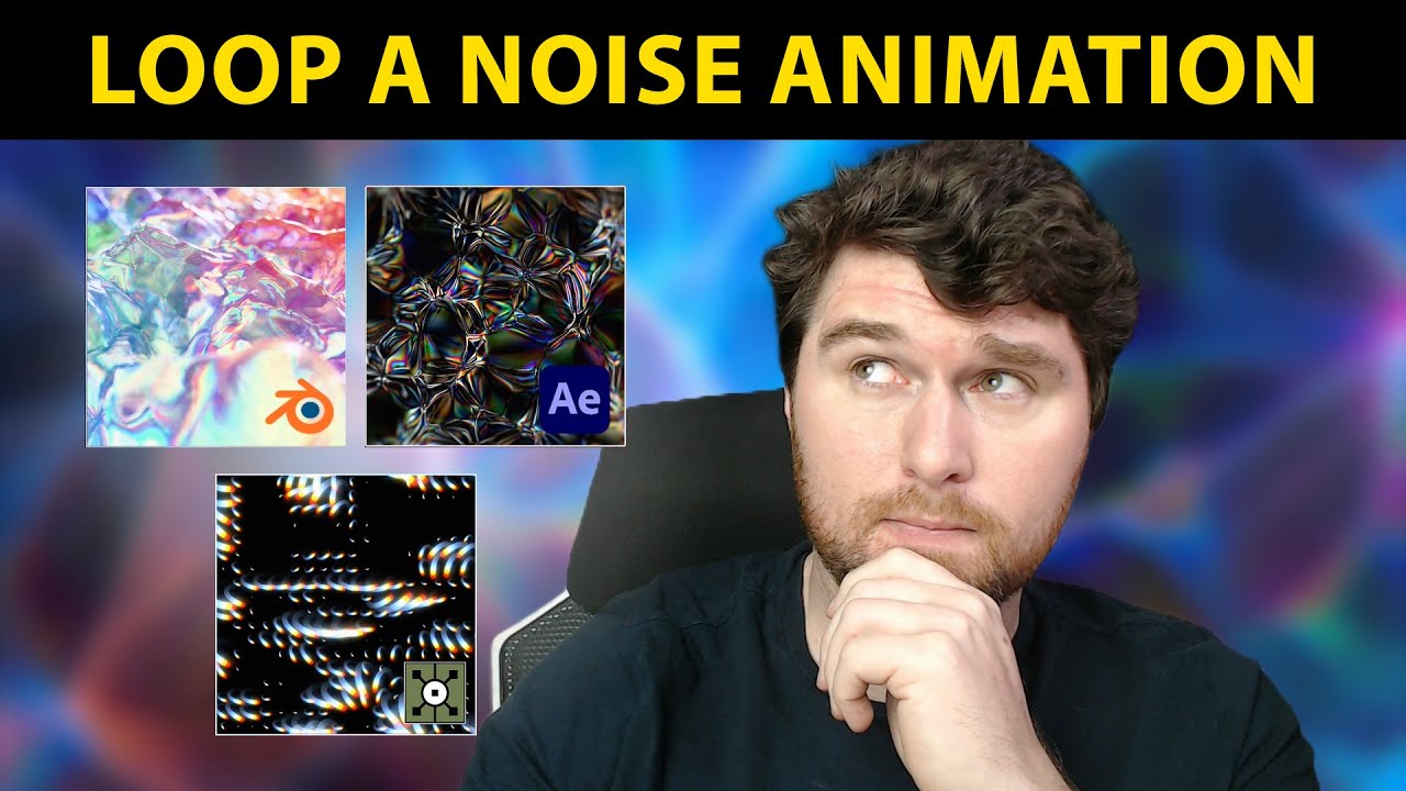 Loop a noise Animation | Blender | After Effects | Touchdesigner - YouTube