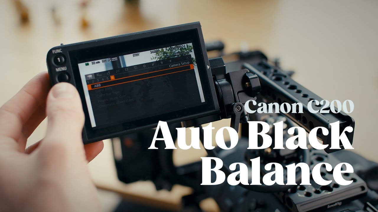 Canon Cinema Cameras ABB (Auto Black Balance): How and Why - YouTube