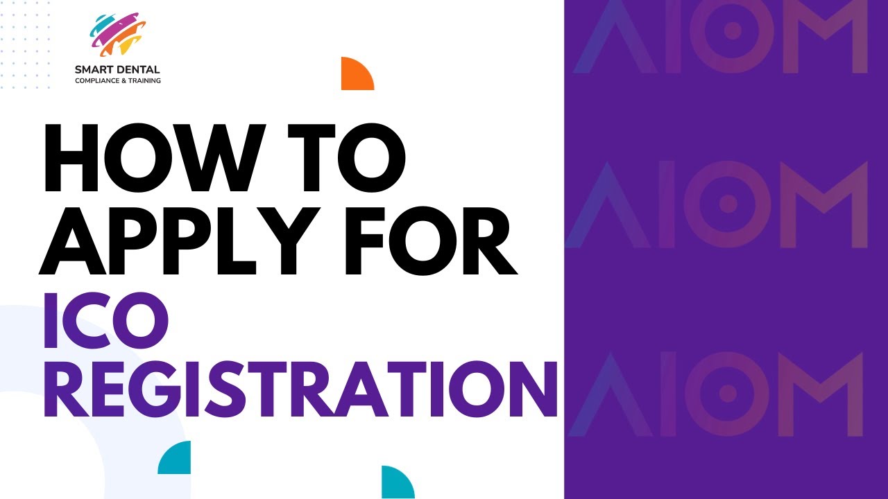 How to apply for ICO registration - YouTube