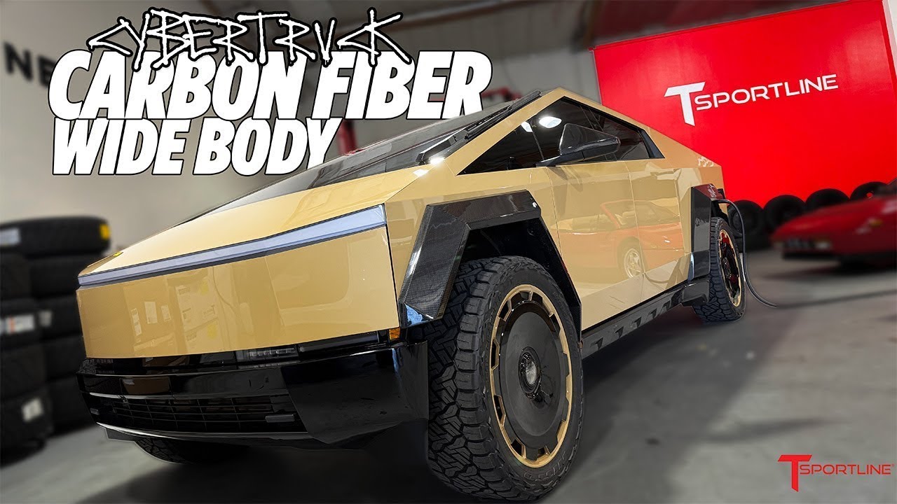 VIP Cybertruck CUSTOM 👑 Carbon Fiber Wide Body Package & Interior with ...