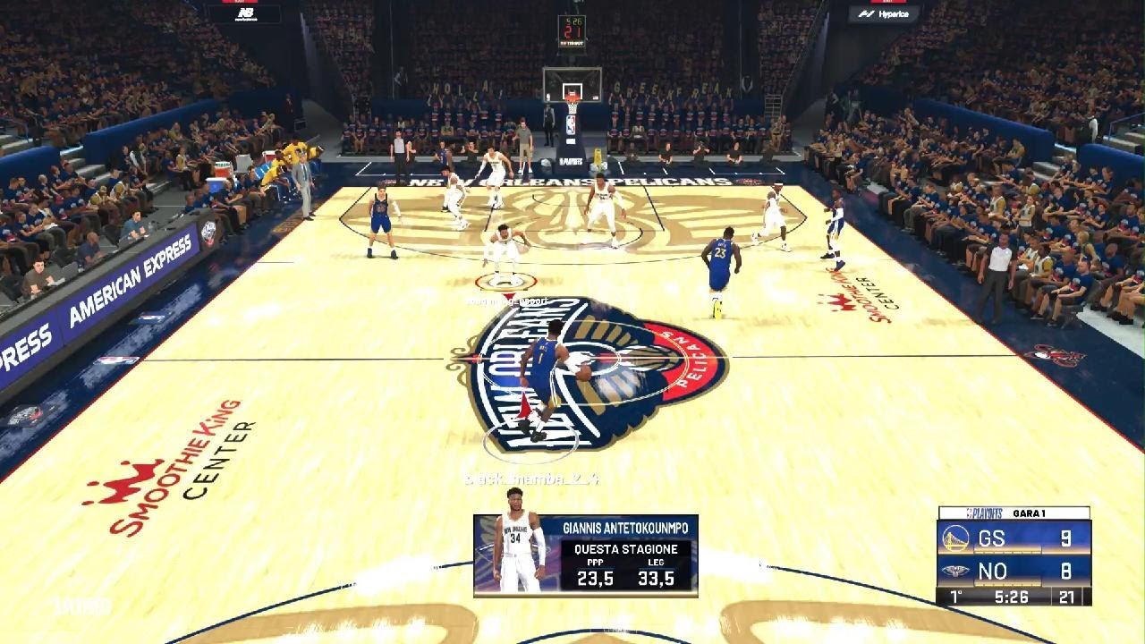 NBA 2K22_IBA Playoffs NOLA-GS game 1 - YouTube
