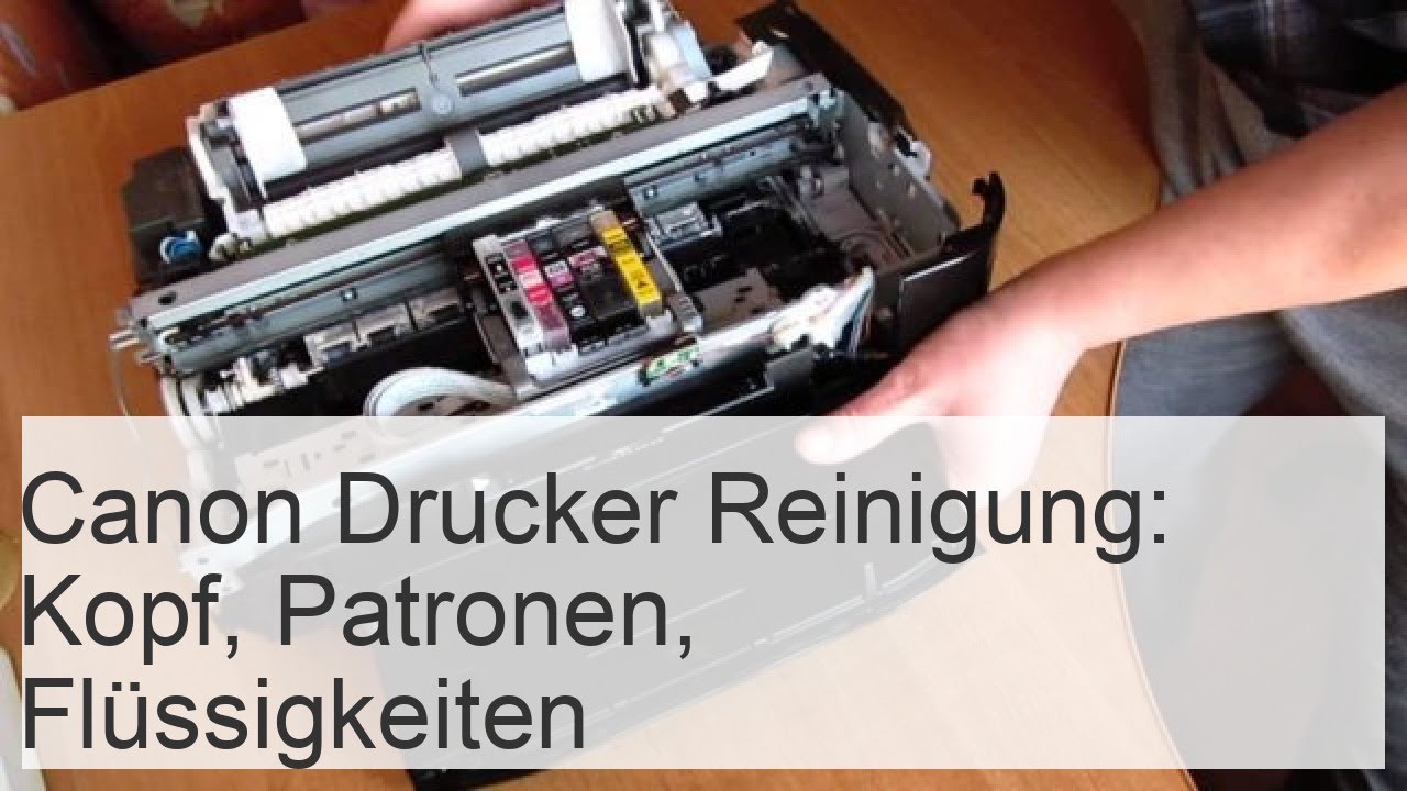 Canon Drucker zu Hause reinigen: Hardware und manuelle Reinigung - YouTube