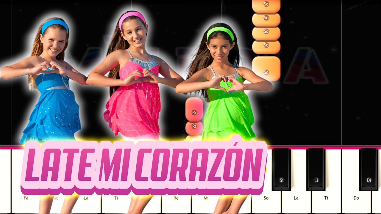 Give me 5 - LATE MI CORAZON PIANO TUTORIAL / EASY - YouTube