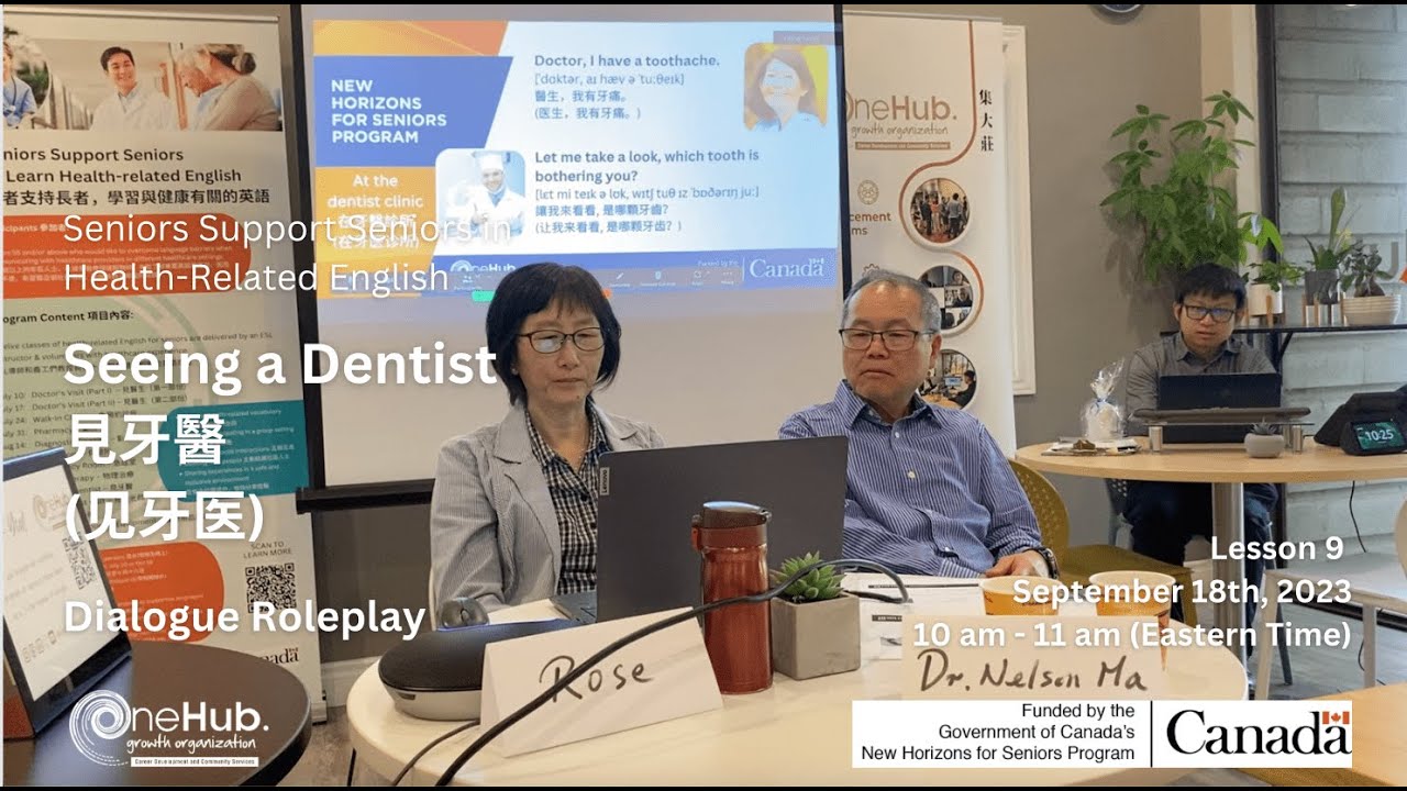 Seniors Support Seniors in Health-Related English - OneHub. Growth