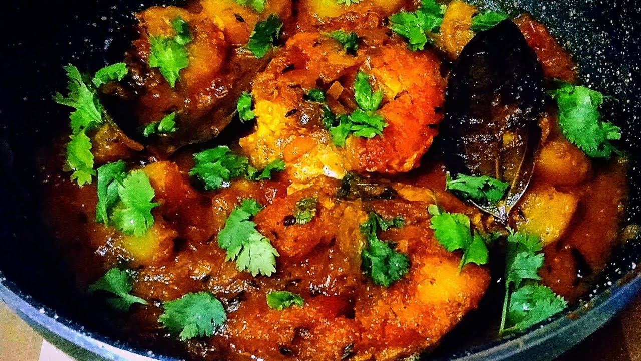 Aar Macher Kosha/আড় মাছের কষা/Aar Fish Masala Curry/Authentic Bengali ...