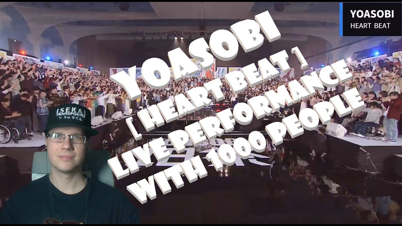 YOASOBI [ HEART BEAT ] - Live performance with 1000 people - reaction ...