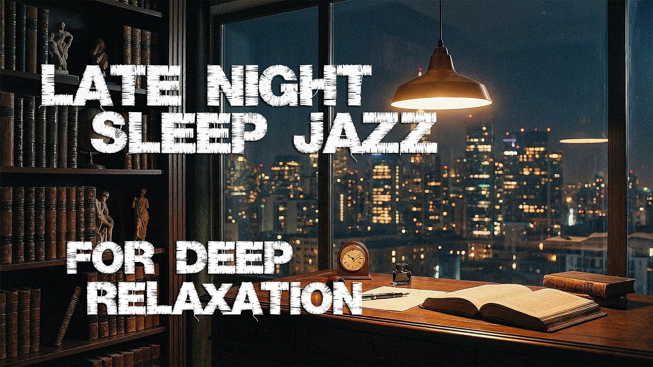 Late Night Sleep Jazz – Soft Piano Trio for Deep Relaxation | Midnight ...