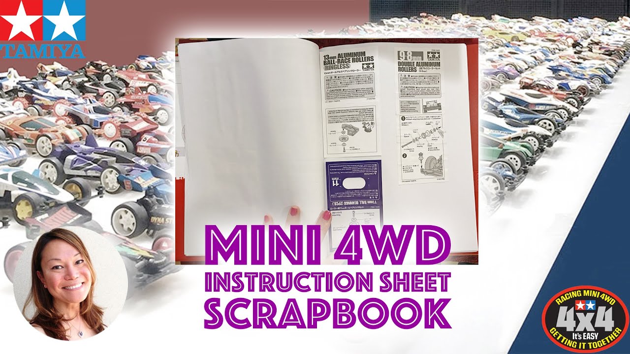Tamiya Mini 4WD Instruction Sheet Scrapbook - YouTube