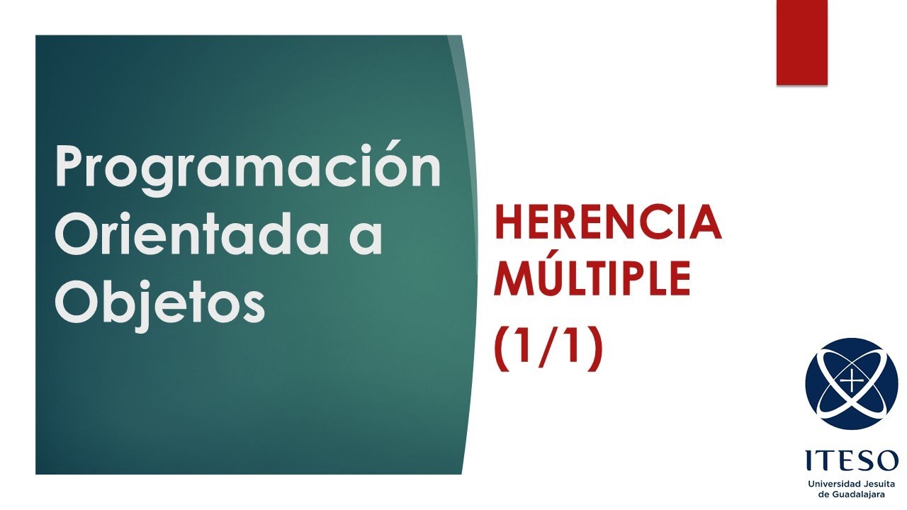 Programación Orientada a Objetos 16.1 Herencia múltiple - YouTube
