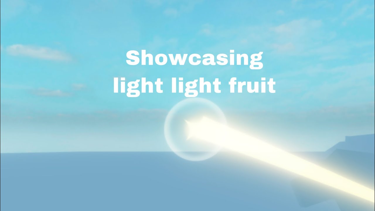 Light light fruit showcase (nok piece) - YouTube