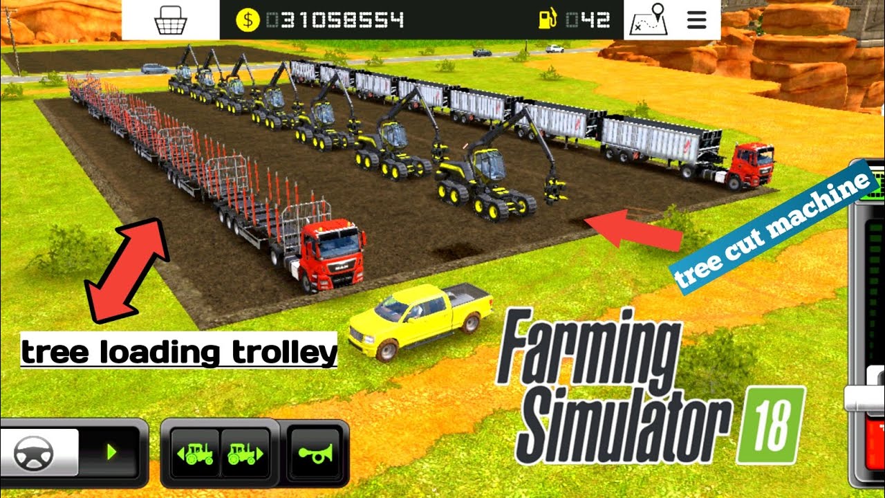 how to fs18 all vehicles unlock free purchase and tree cut machine ...