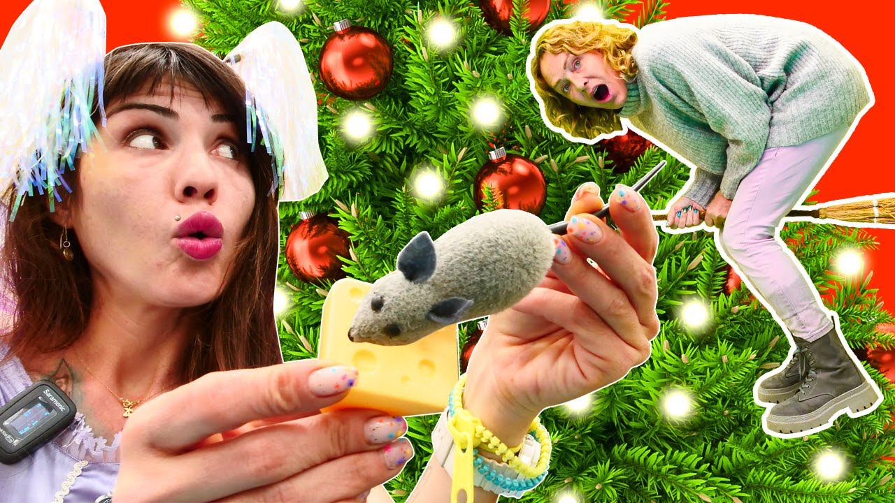 Spielzeug Video mit Nicole für Kinder. Eine Maus stört Nicole beim ...