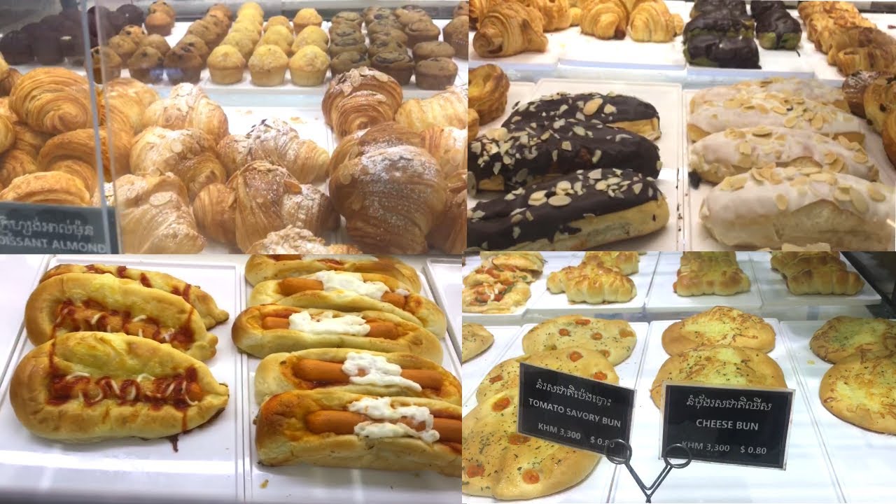 Asian Bakery at AEON mall 1- Cambodia AEON mall - YouTube