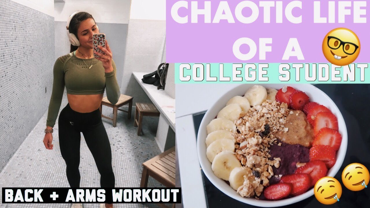 Day In My *CHAOTIC* Life As A College Student - YouTube