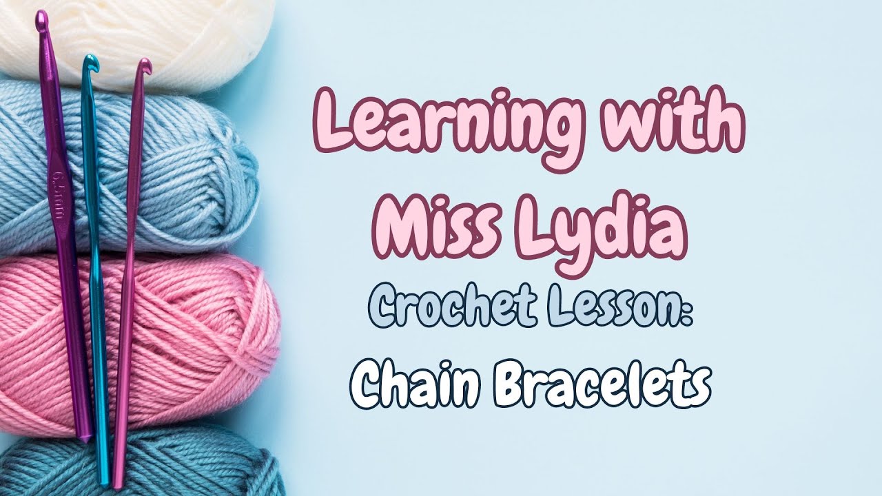 Crochet Tutorial - Easy Chain Bracelets for Beginners - YouTube