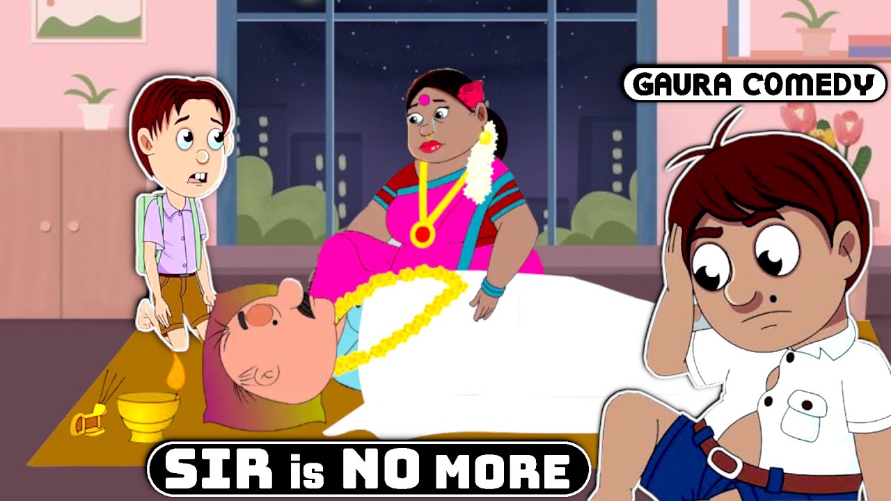 Sir is No More | Gaura Comedy | Comedy Cartoon | English Cartoon | Best ...