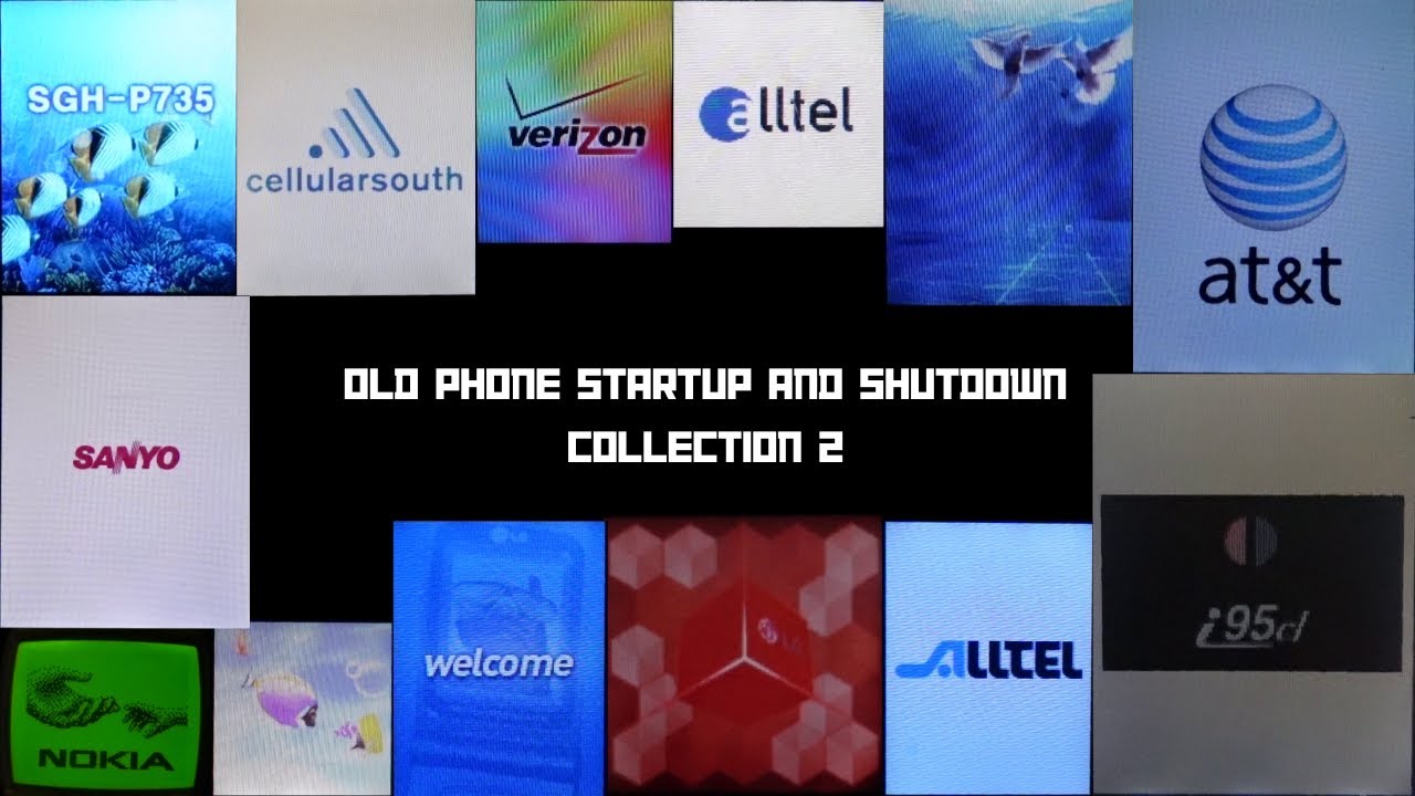 Startup and Shutdown of Old Phones Video Collection Part 2 - YouTube