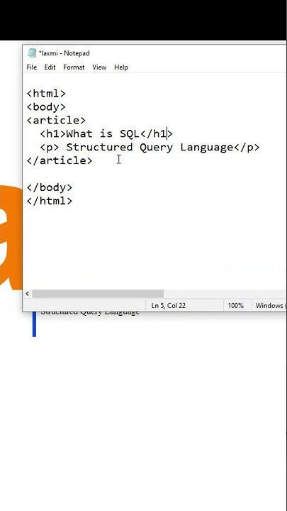 html article tag - html Telugu part 19 - YouTube