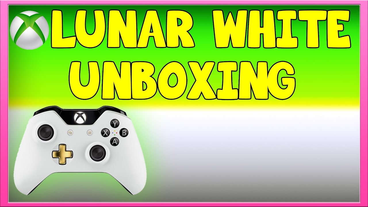 xbox One Lunar White Wireless Controller Unboxing & Review ...