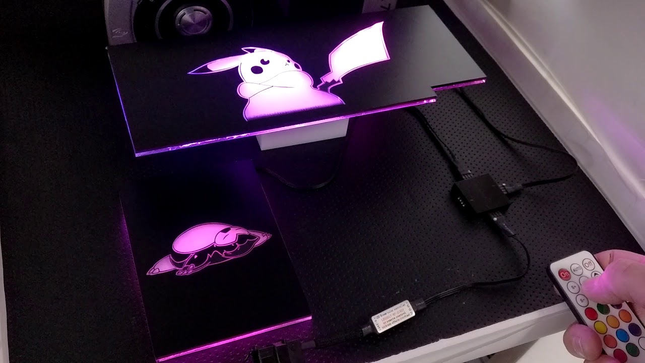 Pokemon addressable rgb GPU Backplate and HDD Cover - YouTube