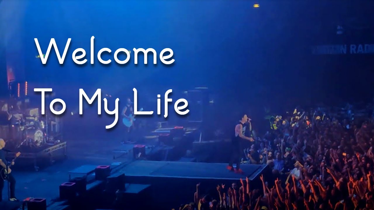 🎵🎸 (live) WELCOME TO MY LIFE, SIMPLE PLAN (08/10/2022, Bologna, Unipol ...