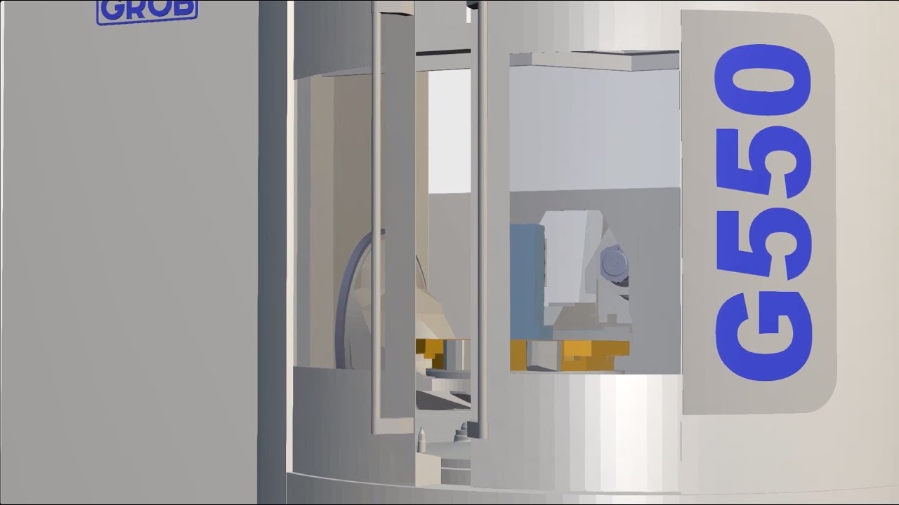GROB G550 Post-Processor & Simulation for CATIA, Mastercam, NX CAM ...