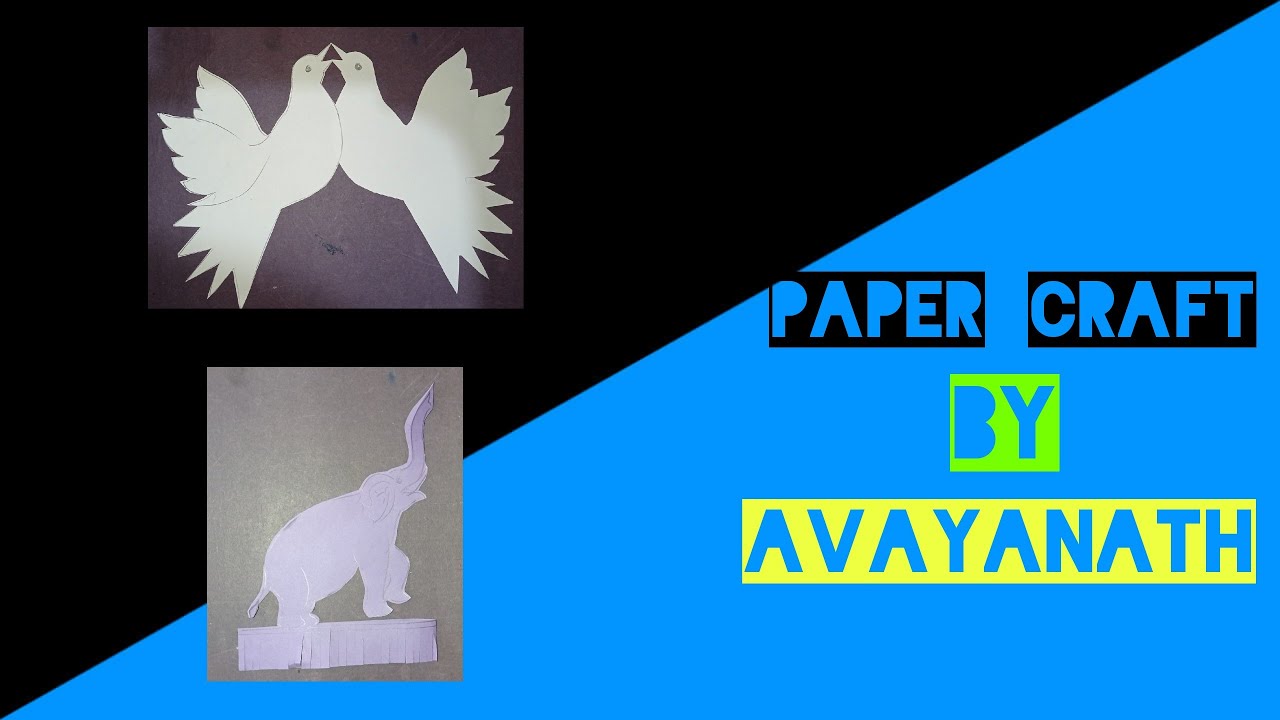 simple two paper crafts - YouTube