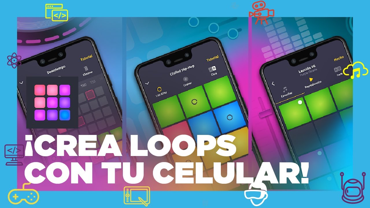 APP para crear loops y música con tu celular! - Tutorial - YouTube