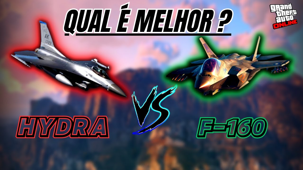 GTA 5 ONLINE- HYDRA VS F-160 RUIJU , QUAL É O MELHOR JATO DO GTA 5 ? - YouTube