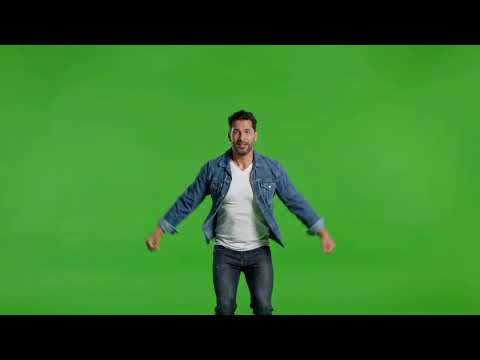 Jumping Green Screen | Jumping celebration poses compilation