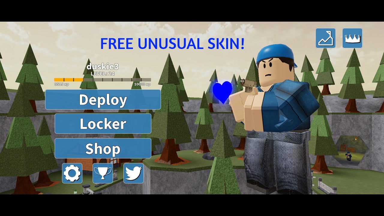 FREE UNUSUAL SKIN! | Arsenal Sans World Location - YouTube