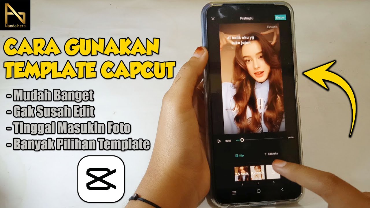 Cara Menggunakan Template di Capcut Terbaru 2023 (Cara Memakai Template ...