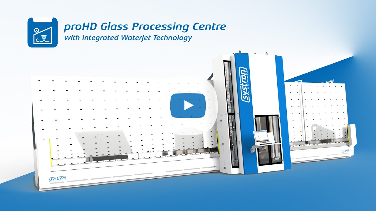 systron proHD glass processing centre with integrated high pressure ...