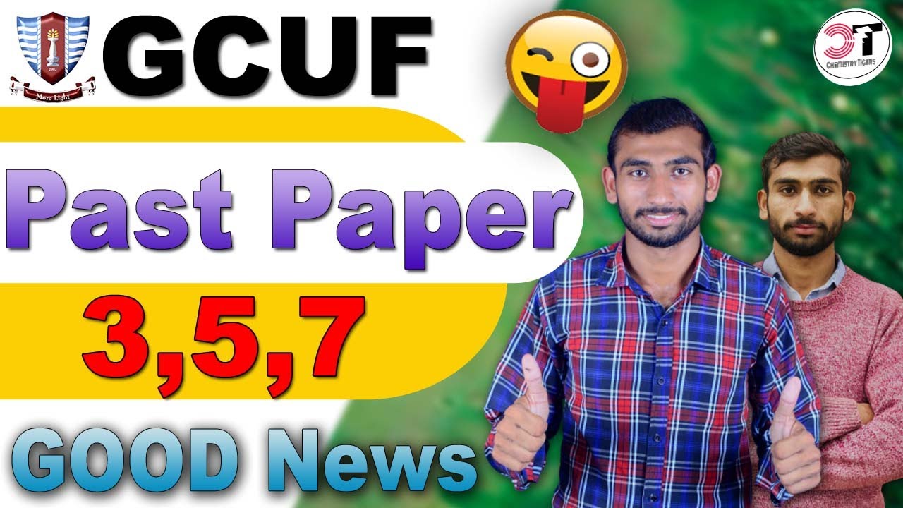 Past Papers GCUF Affiliated Colleges 2022 | Past Papers Download ...