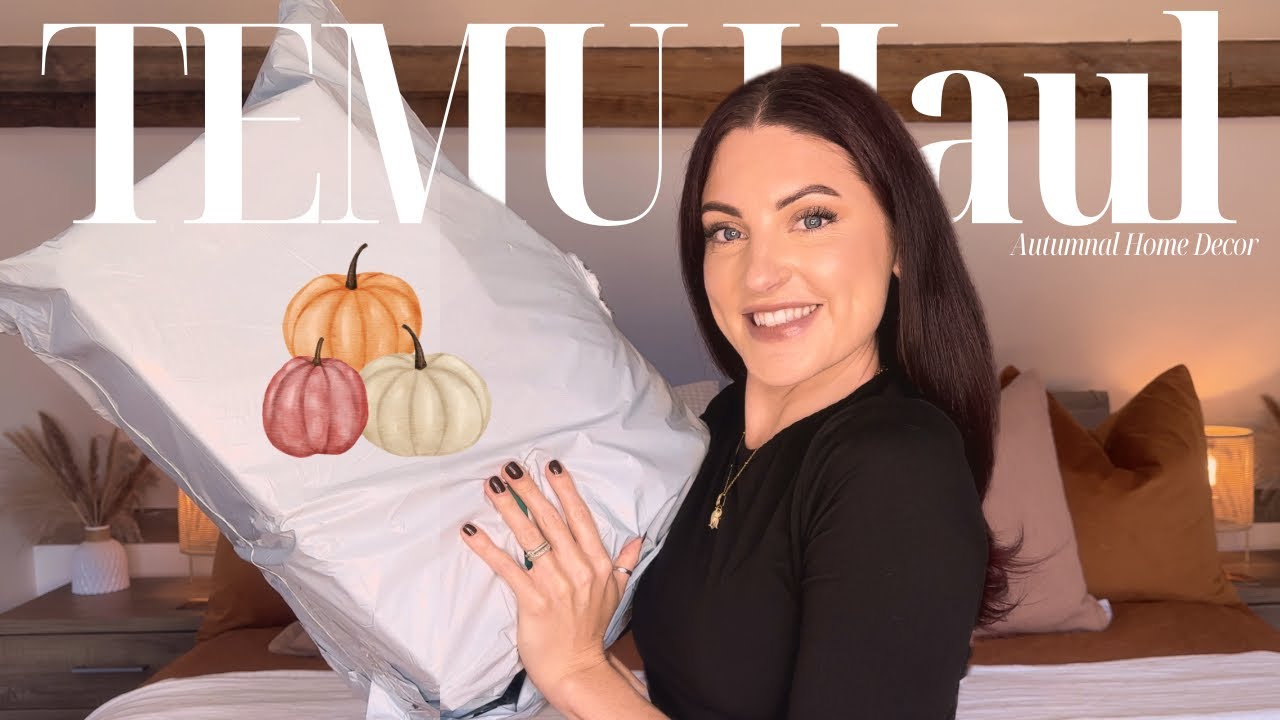 *Huge* Autumnal TEMU Haul 🍂 || Autumn Home Decor || Part 2 - YouTube