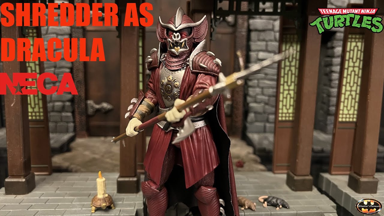 NECA TMNT Shredder As Dracula Red Crimson Turtles & Universal Monsters ...
