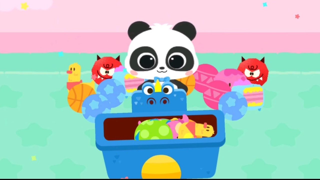 Baby panda care | kids cartoon | panda care video | baby care | gaming ...