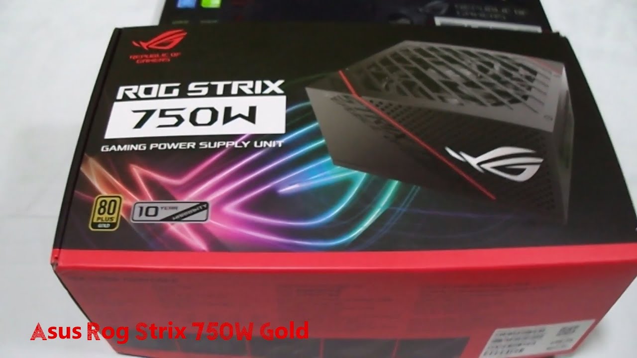 Let's Unbox ASUS ROG STRIX 750W Gold Power Supply | Unboxing (2020)🤑😲 ...