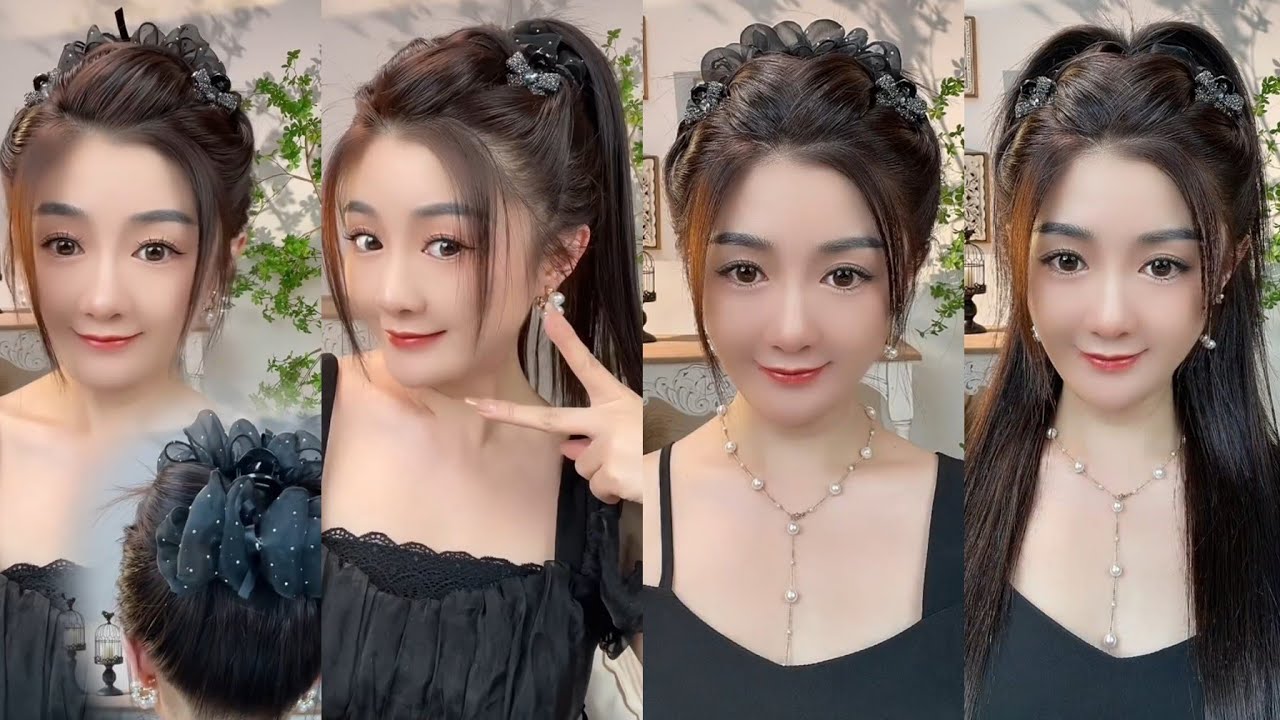 Super Easy & Cute Hairstyle Tutorial Korean Style for Girls 🌾 - YouTube
