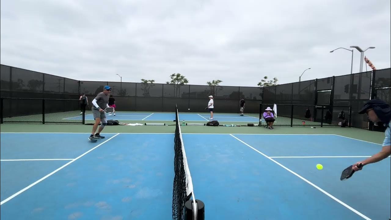 Greg pickleball lesson backhand dink drilling - YouTube