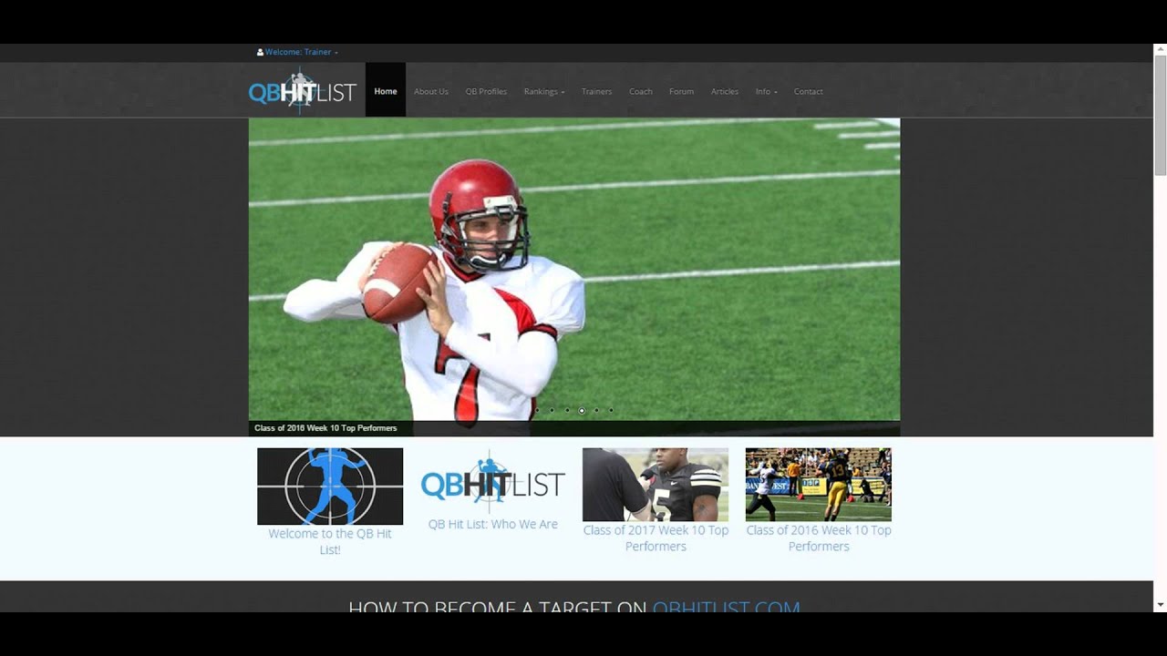 QB Hit List Trainer Tutorial - YouTube