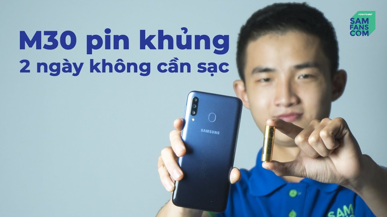Đánh Giá Hiệu Năng Pin M30: 2 Ngày Không Cần Sạc! - YouTube