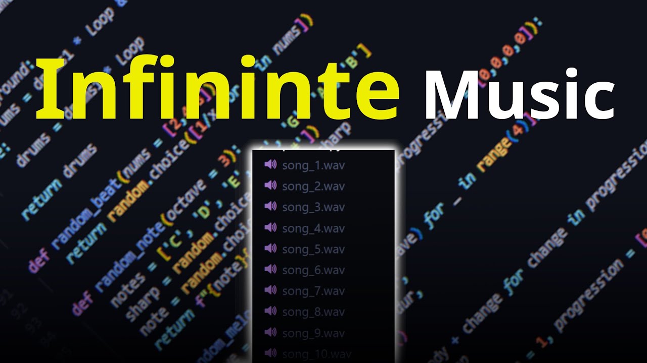 This Program Generates Infinite Music - YouTube
