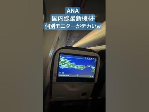 ANA 787 78G 大きい モニター - YouTube