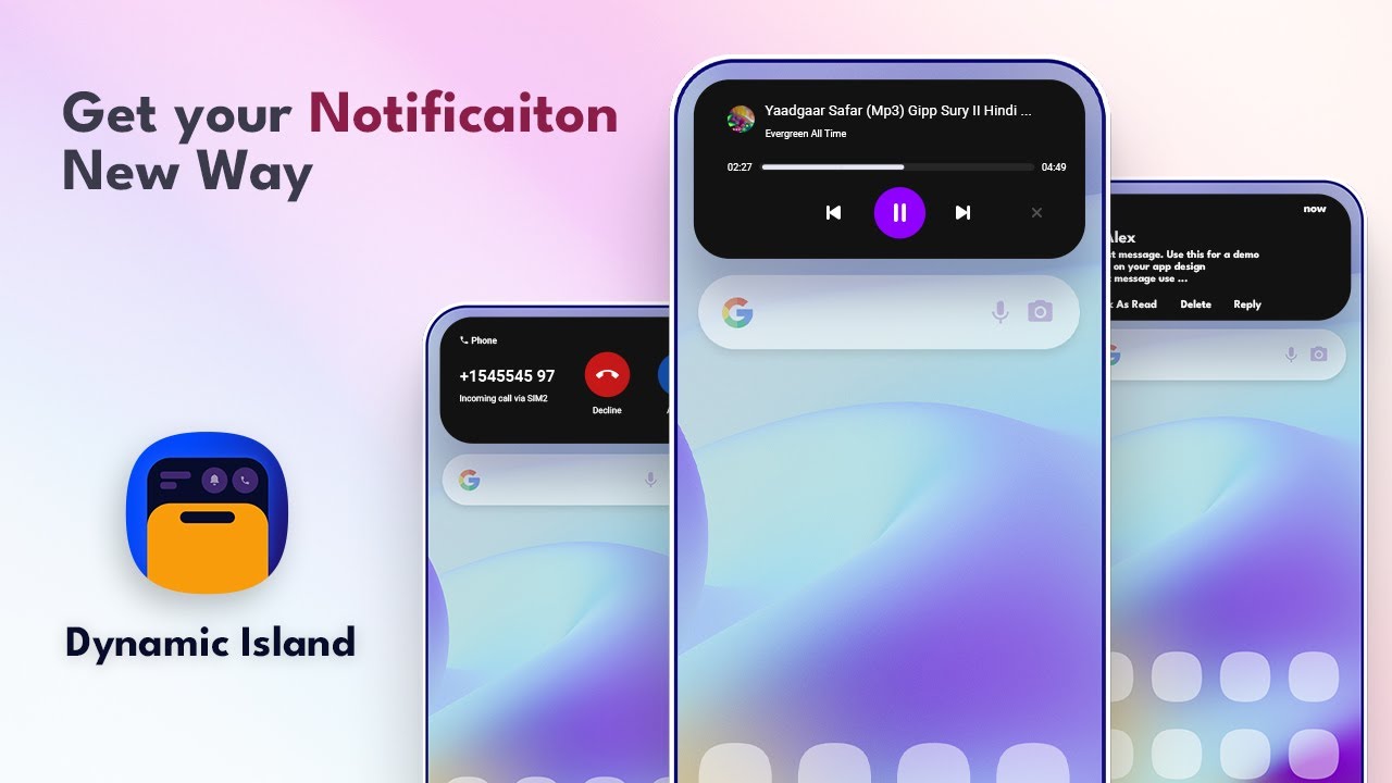Dynamic Notch - Dynamic Island for Android - YouTube